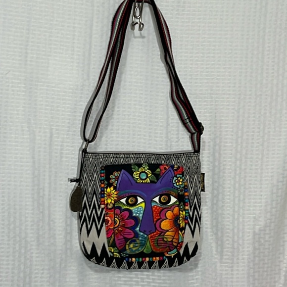 Laurel Burch | Bags | Laurel Burch Canvas Crossbody Bag | Poshmark